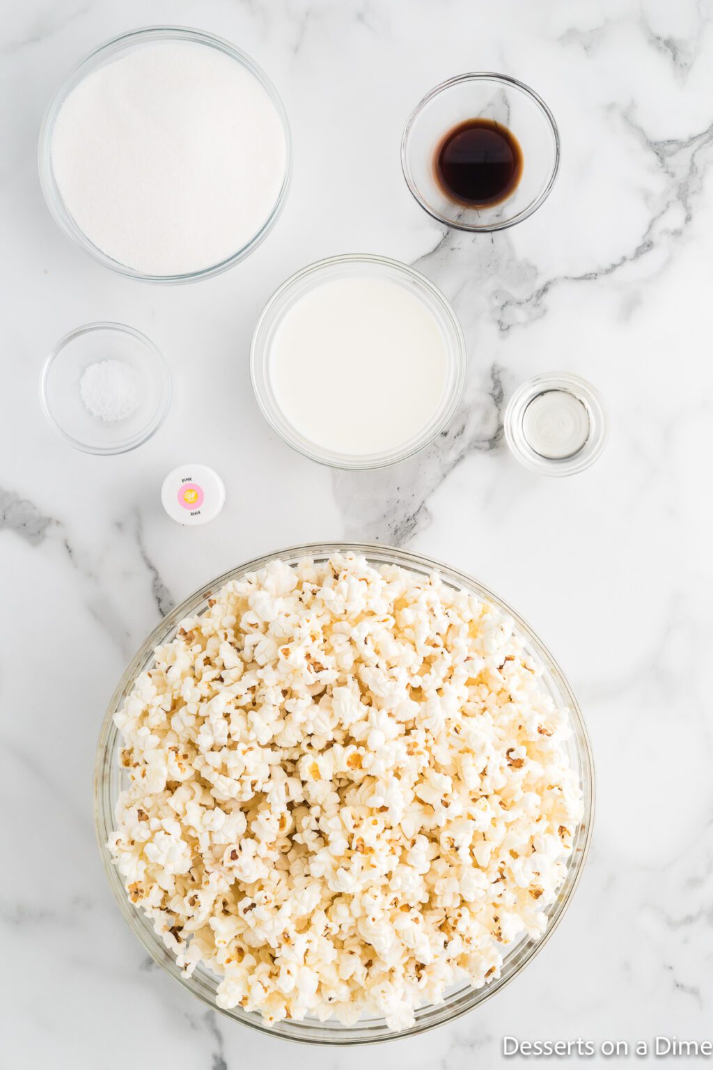 Pink Popcorn - Desserts on a Dime