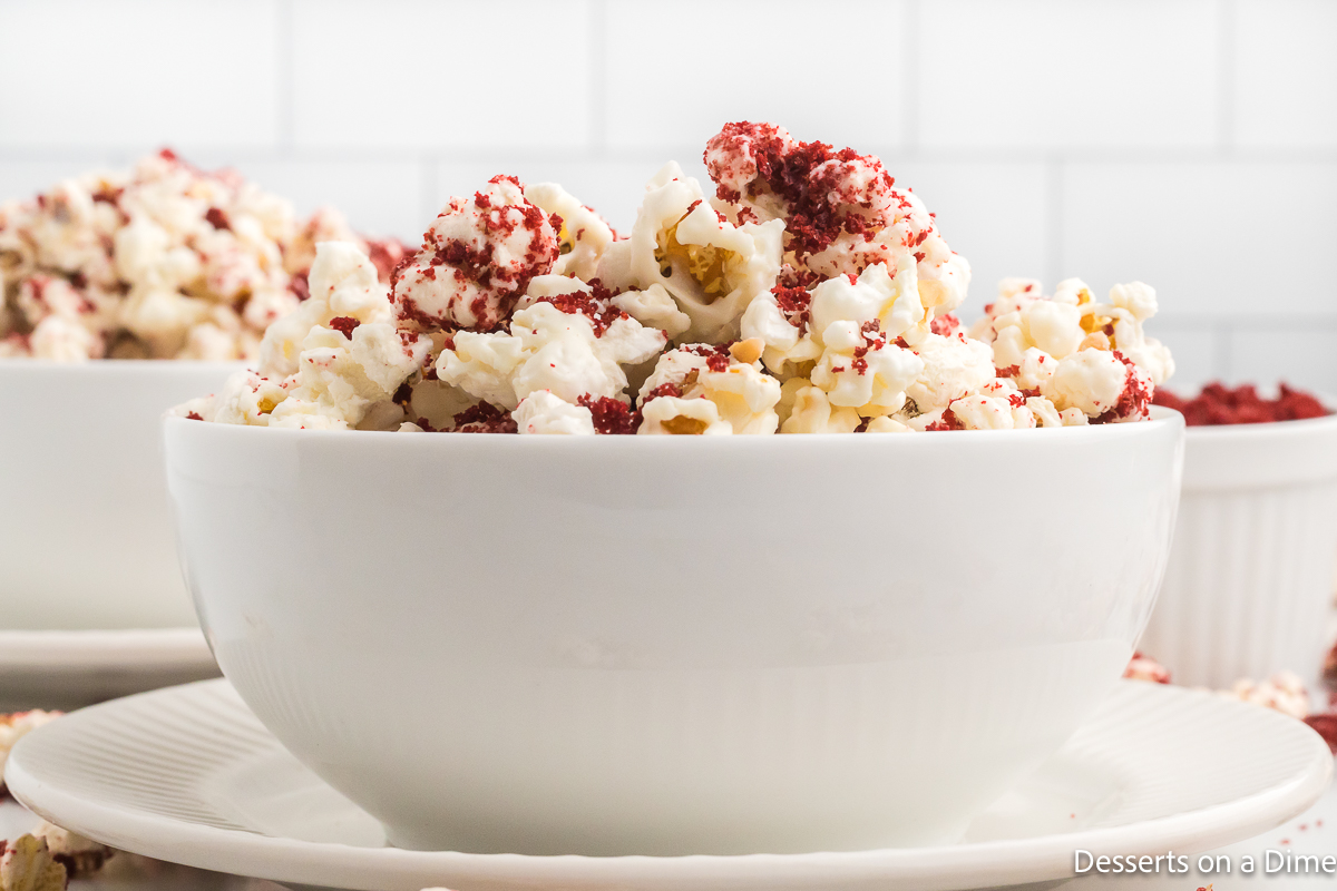Red Velvet Popcorn - The Best Red Velvet Popcorn Recipe