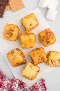 Deep Fried S'mores - Desserts on a Dime