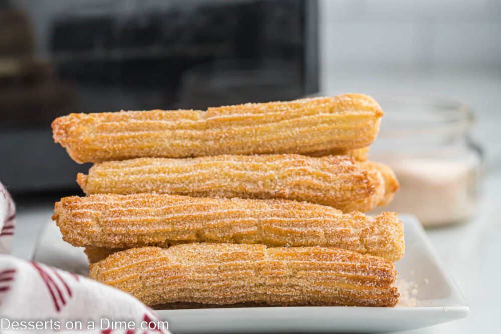 Air Fryer Churros - Desserts on a Dime