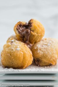 Deep Fried Nutella - Desserts on a Dime