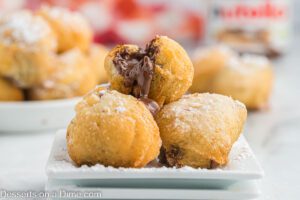 Deep Fried Nutella - Desserts on a Dime