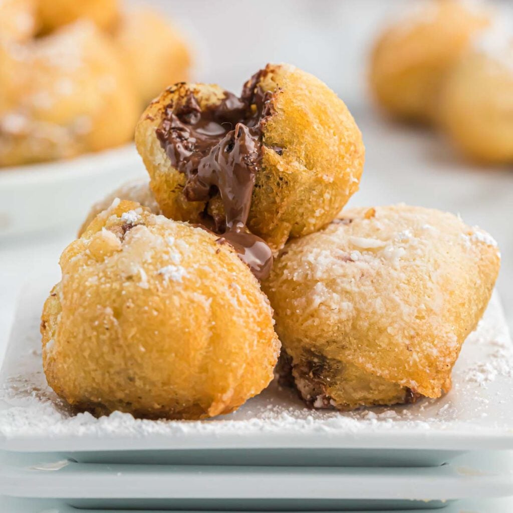 Deep Fried Nutella - Desserts on a Dime