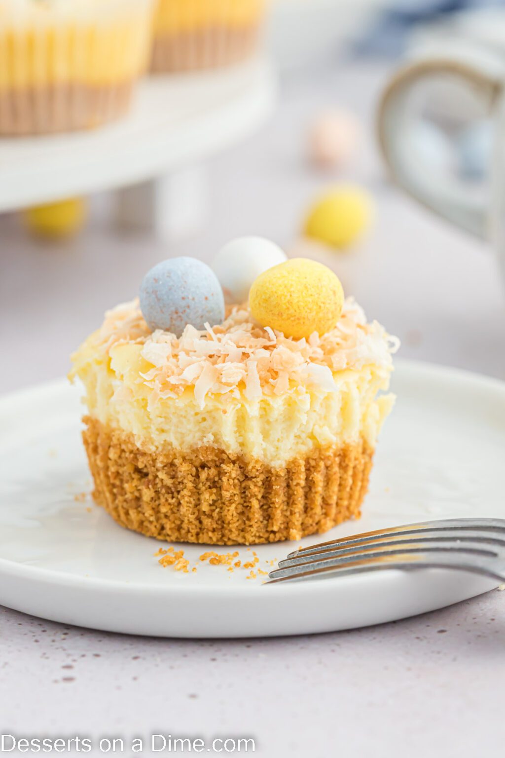 Mini Easter Cheesecakes