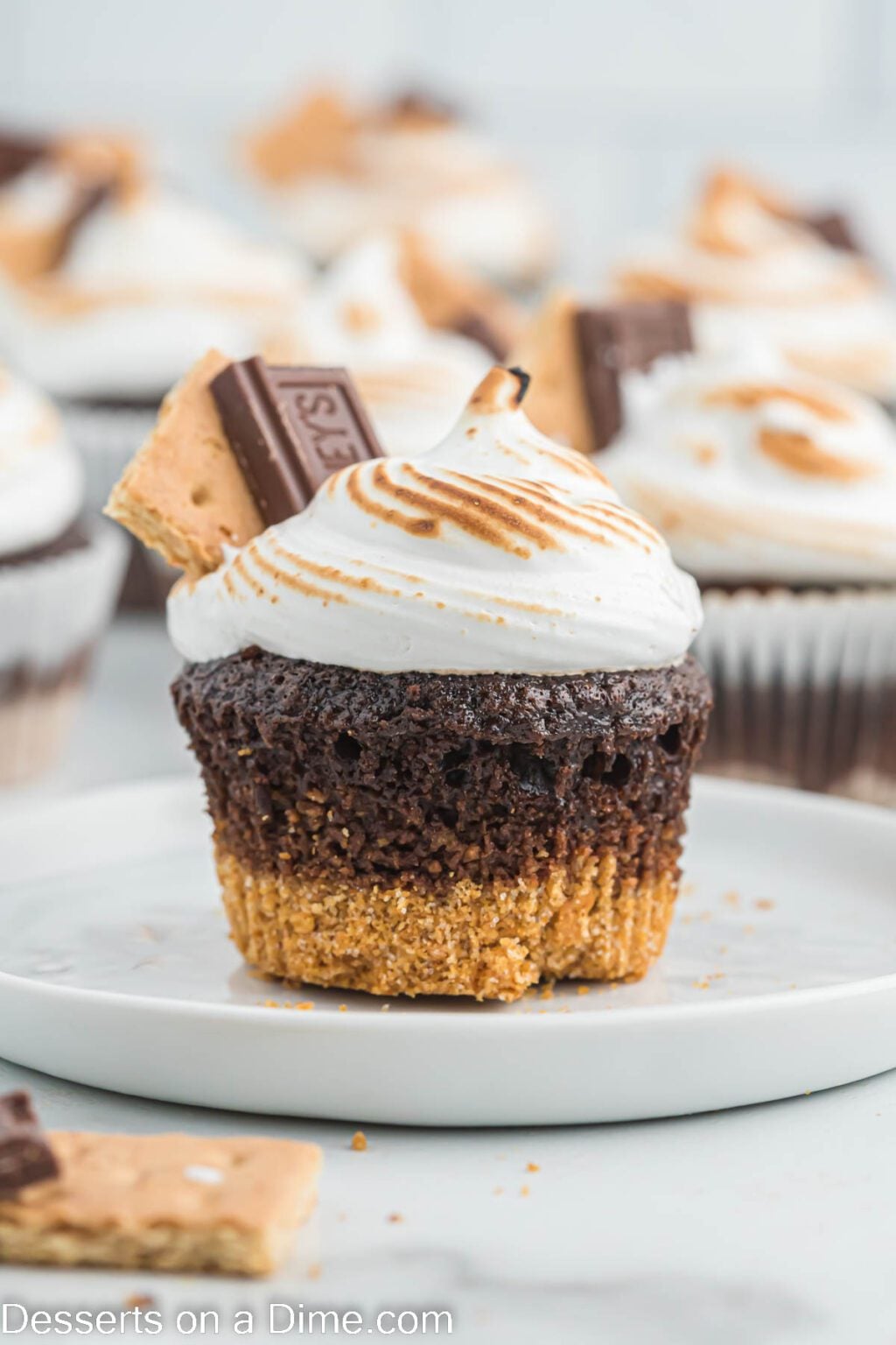 Best S'mores Cupcakes - Desserts on a Dime