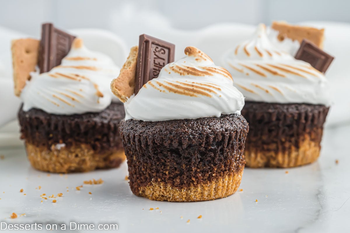 Smores Cupcakes - The Best S’mores Cupcakes Recipe