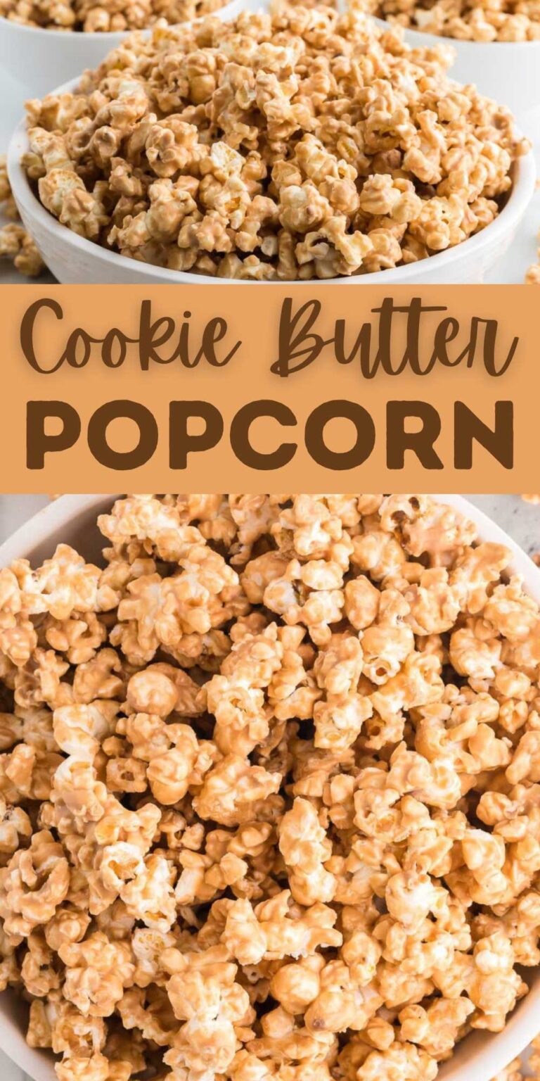 Cookie Butter Popcorn - Only 3 Ingredients