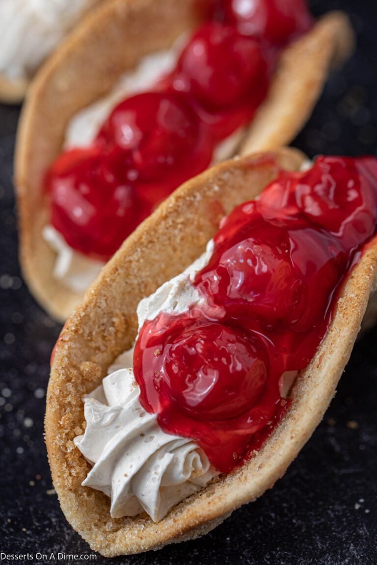 Cheesecake Tacos - Cheesecake Dessert Tacos