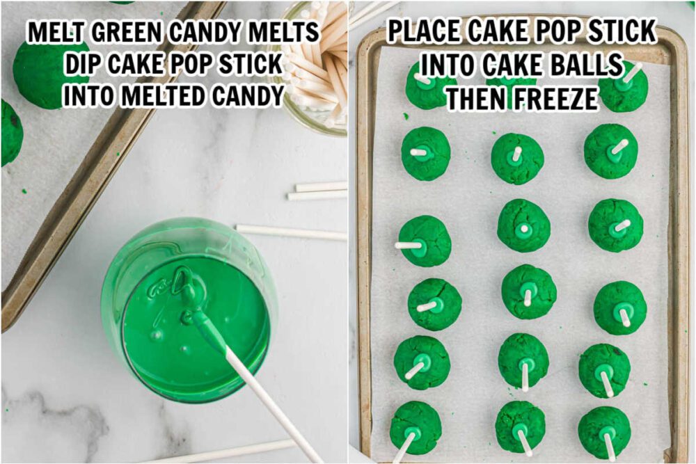 Shamrock Cake Pops Recipe - Desserts On A Dime