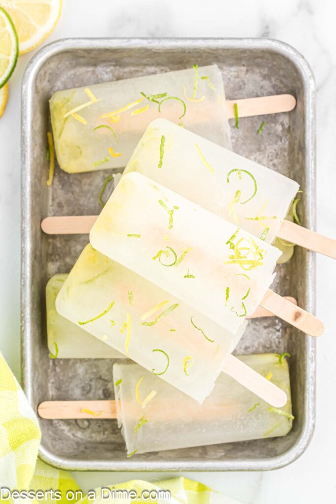 Lemon Lime Popsicles Recipe