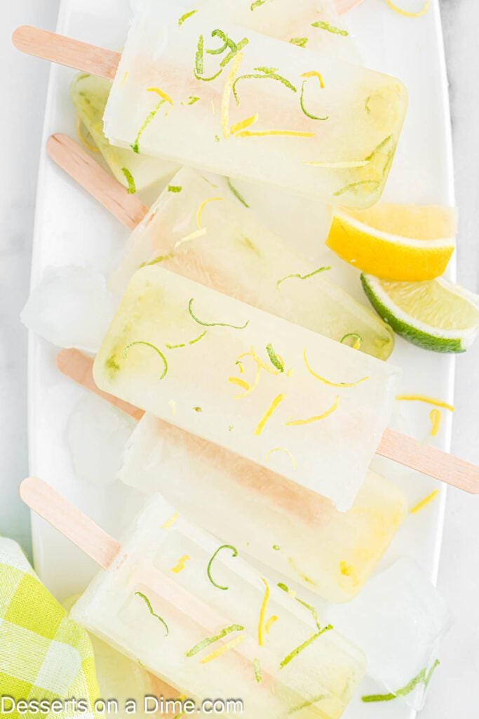 Lemon Lime Popsicles Recipe