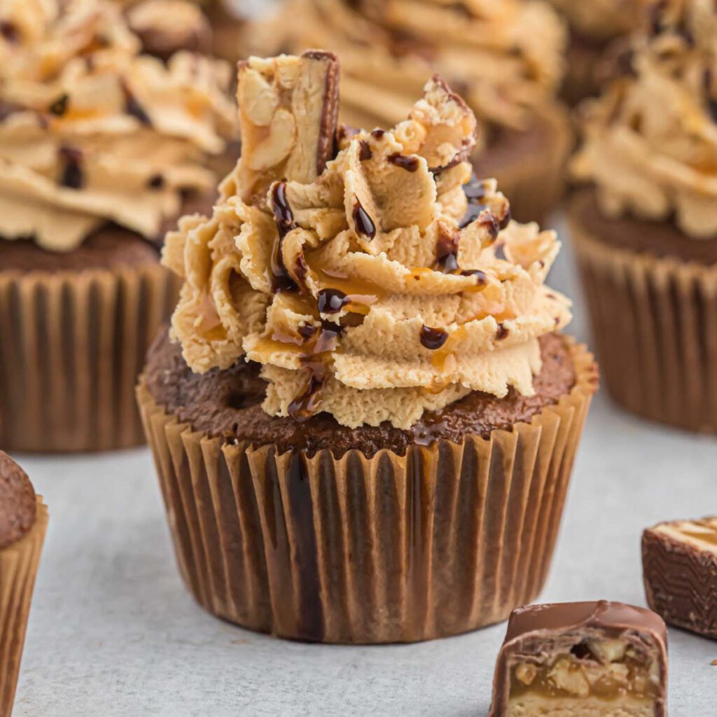Snickers Cupcakes Recipe