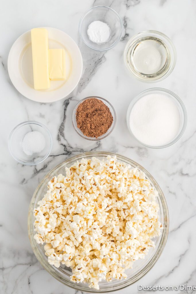 Chocolate Popcorn - Desserts on a Dime