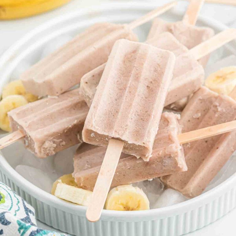 Banana Popsicles - Easy Frozen Treat with 3 ingredients