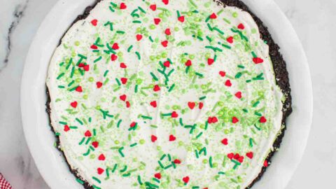 Grinch Pie - No Bake Holiday Pie
