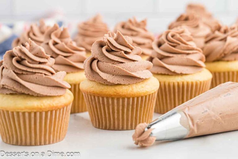 Nutella Frosting - Homemade Nutella Buttercream Frosting