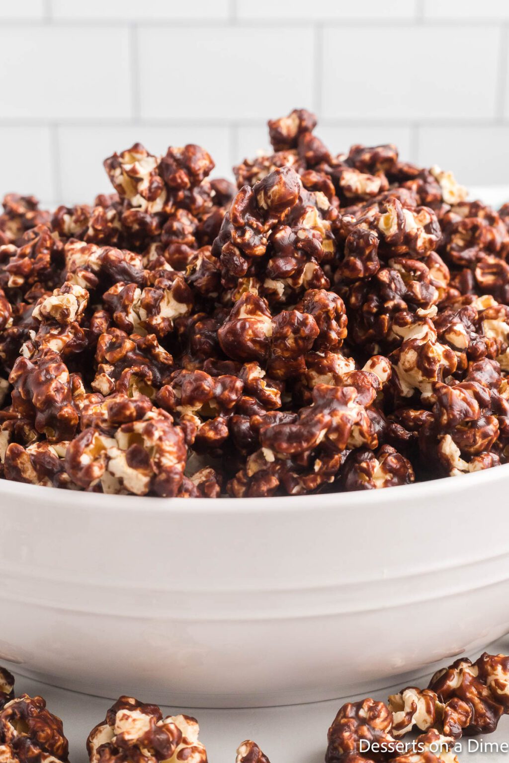 Chocolate Popcorn - Desserts on a Dime