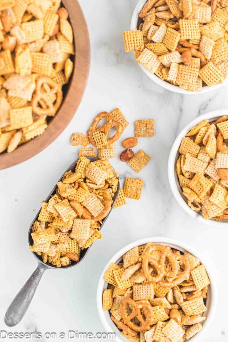 Sweet Chex Mix Recipe - Desserts on a Dime