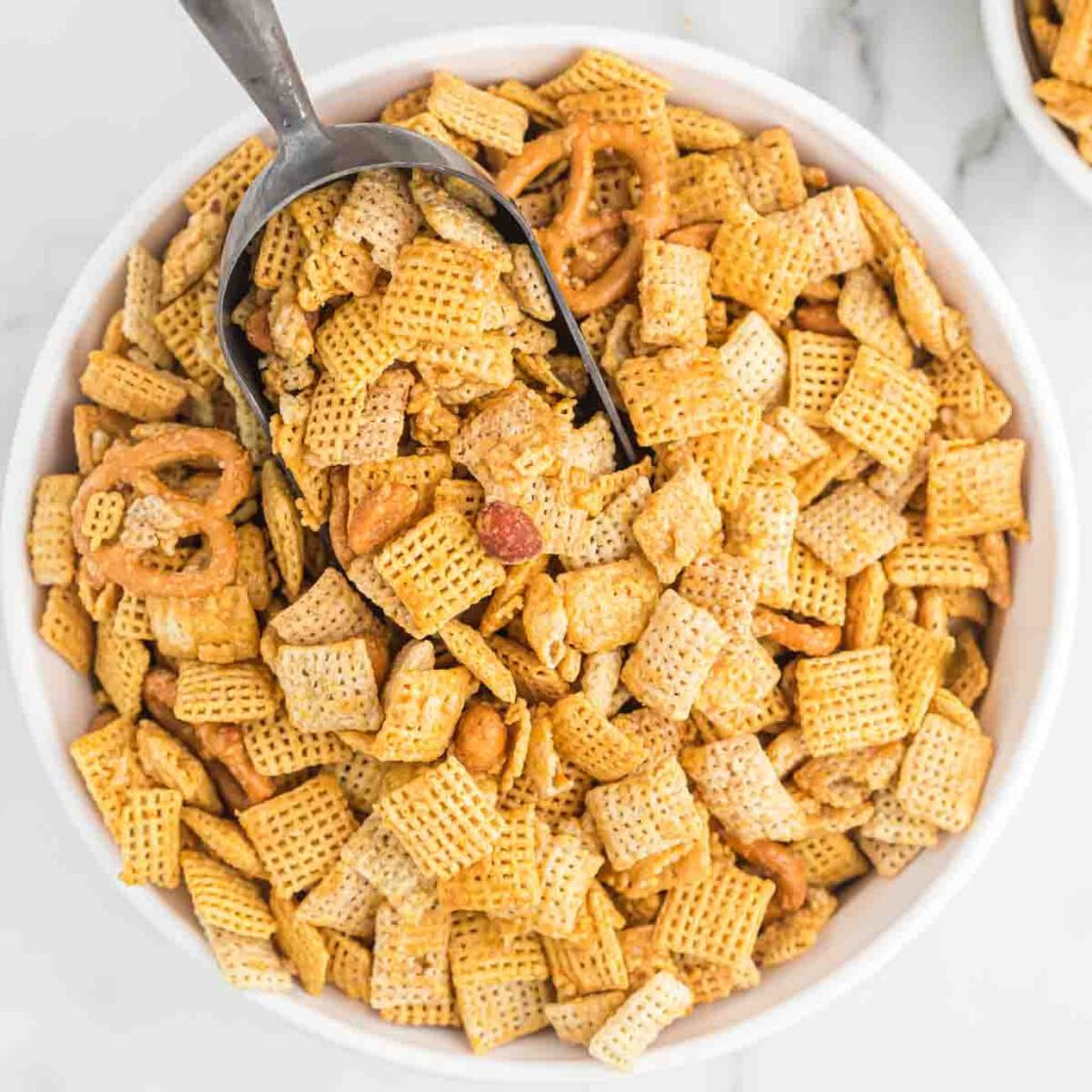 Sweet Chex Mix Recipe - Desserts on a Dime