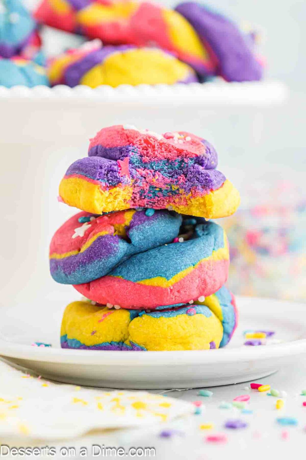 Unicorn Poop Cookies - Easy Unicorn Poop Cookies