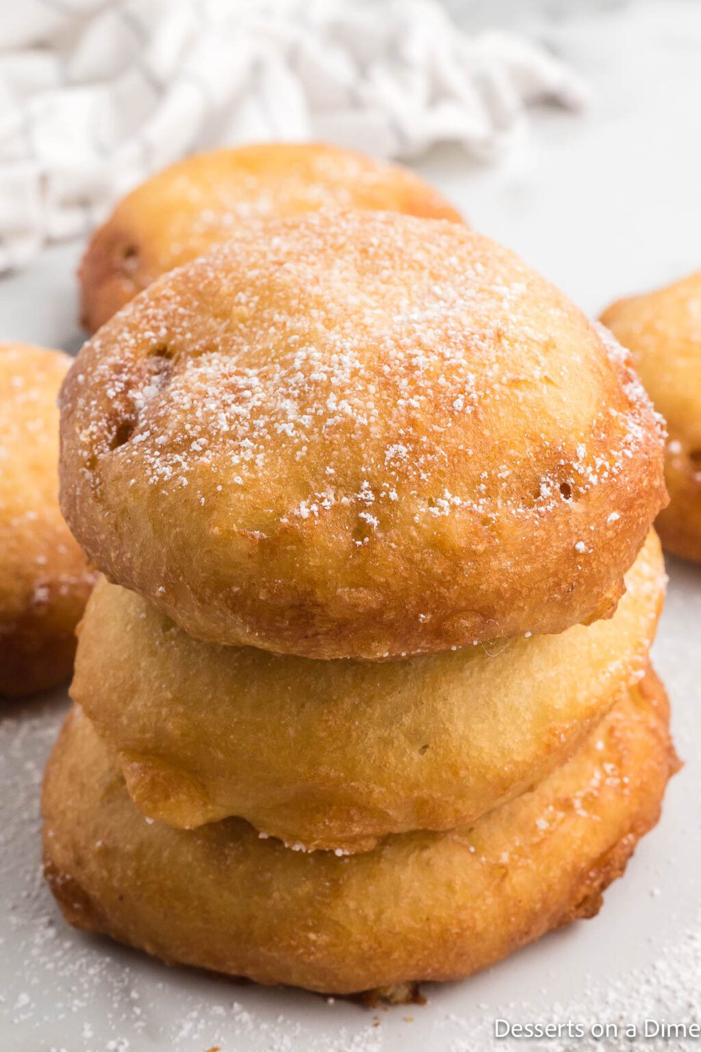 Fried Honey Buns - Deep Fried Honey Buns