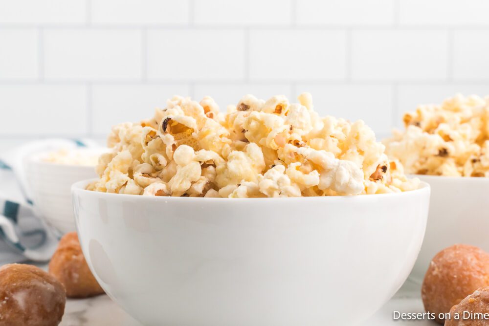 Glazed Donut Popcorn - Only 4 easy ingredients