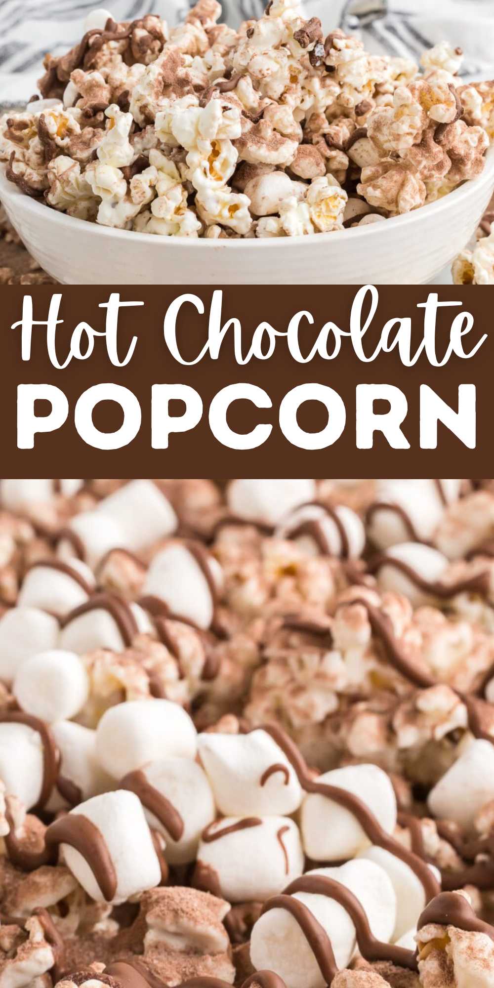 Hot Chocolate Popcorn - Only 5 Ingredients