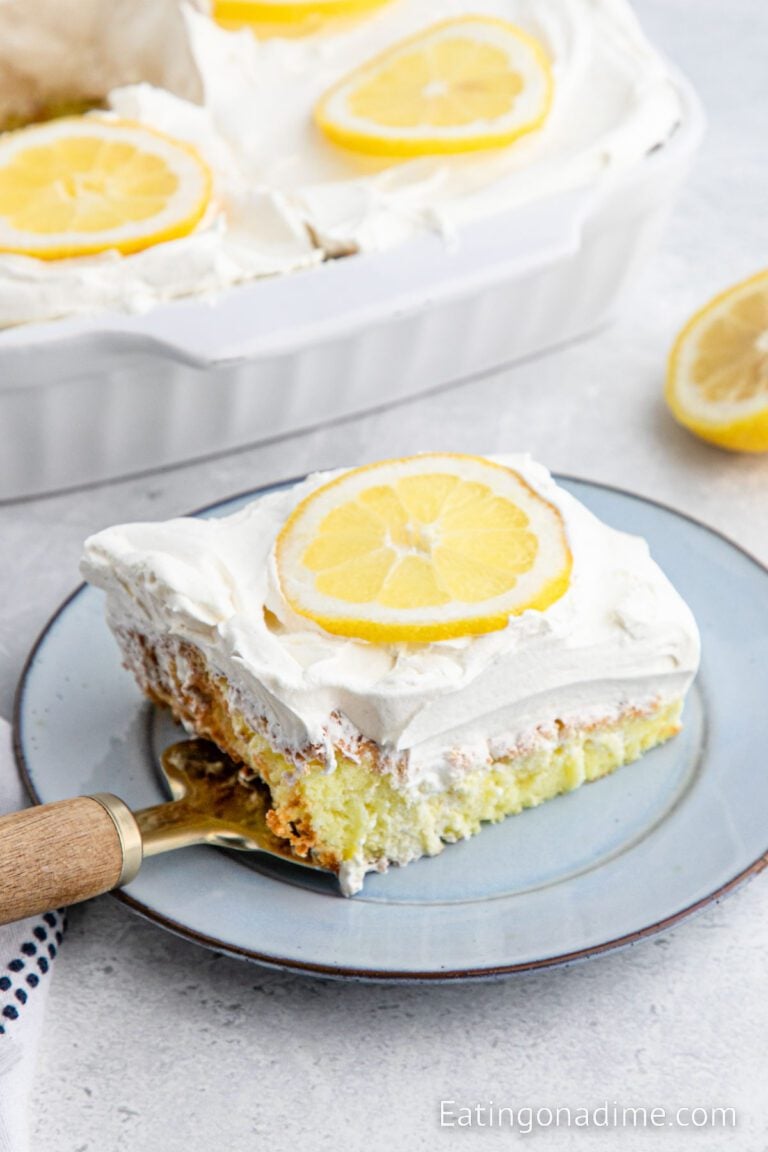 Lemon Angel Food Cake - Desserts on a Dime
