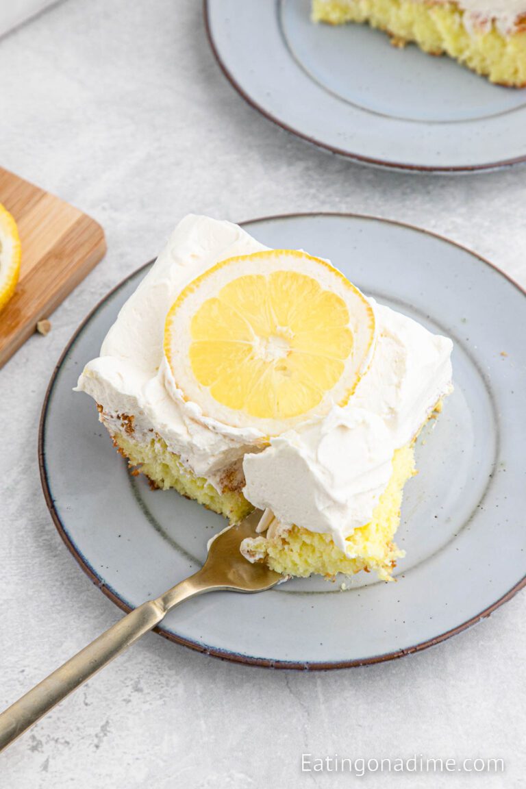 Lemon Angel Food Cake - Only 3 Ingredients