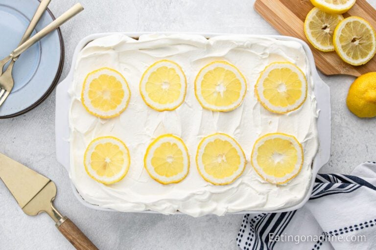 Lemon Angel Food Cake - Only 3 Ingredients