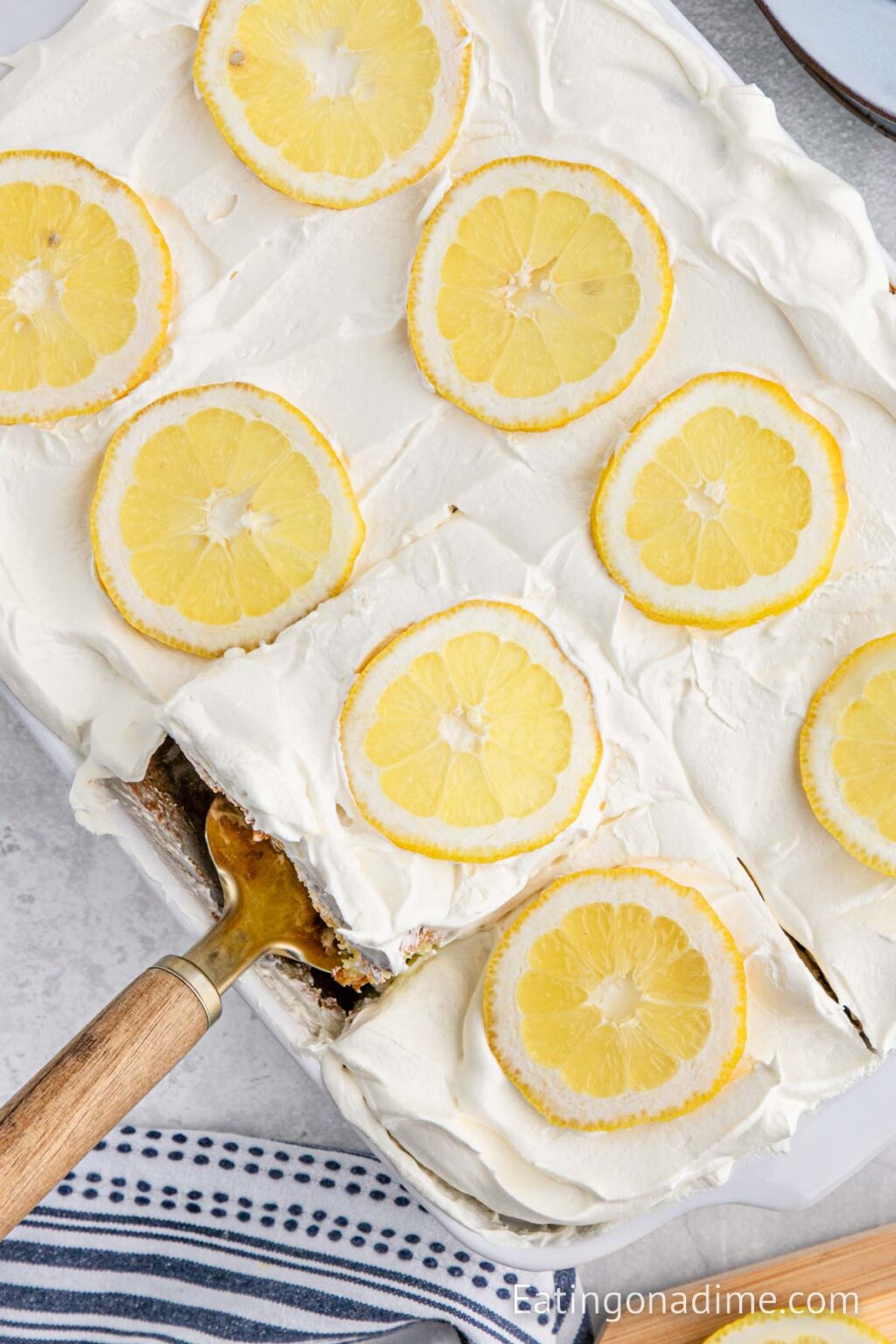 Lemon Angel Food Cake - Only 3 Ingredients