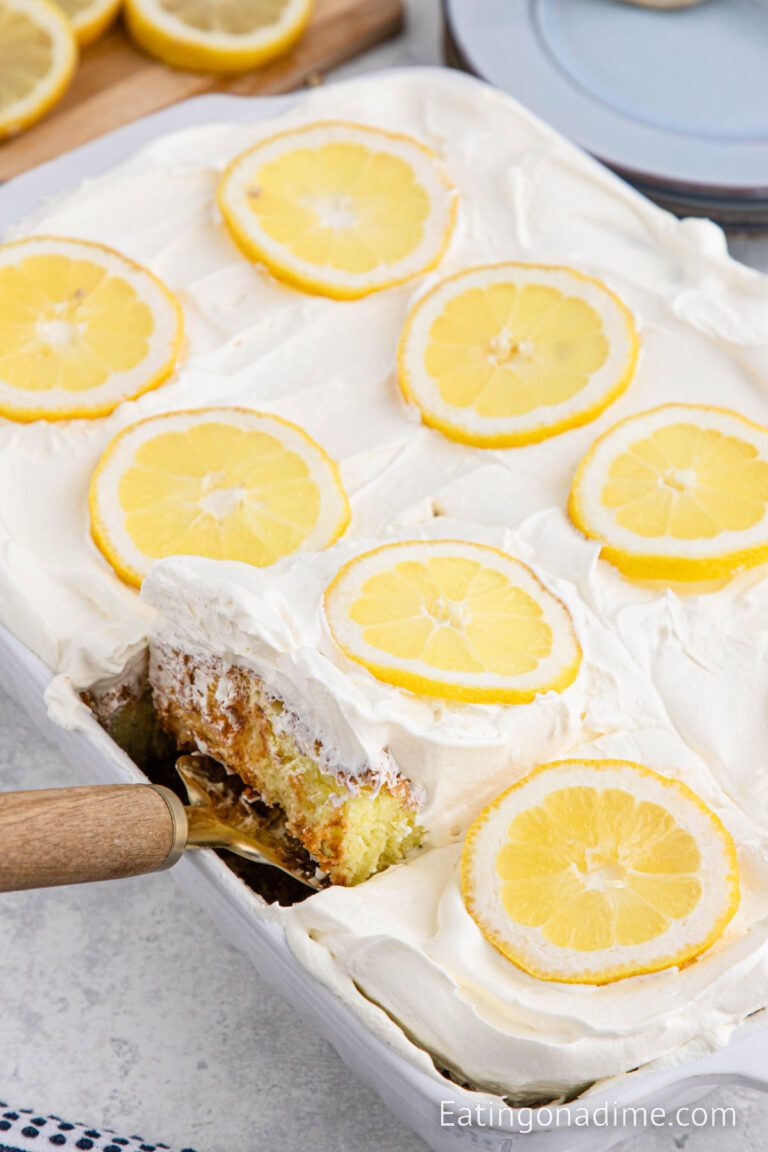 Lemon Angel Food Cake - Only 3 Ingredients
