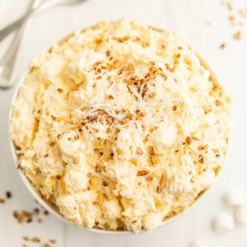 Pineapple Fluff Recipe - Desserts on a Dime