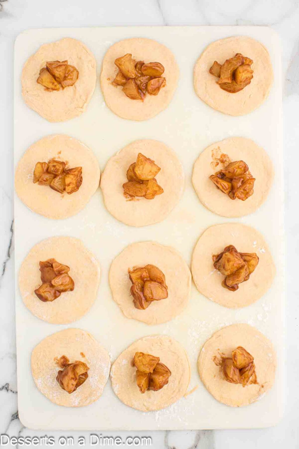 Air Fryer Apple Pie Bombs - Desserts on a Dime