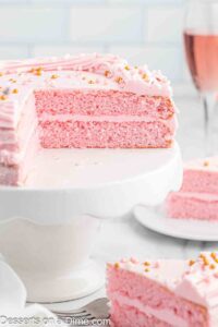 Pink Champagne Cake - The Best Pink Champagne Cake Recipe