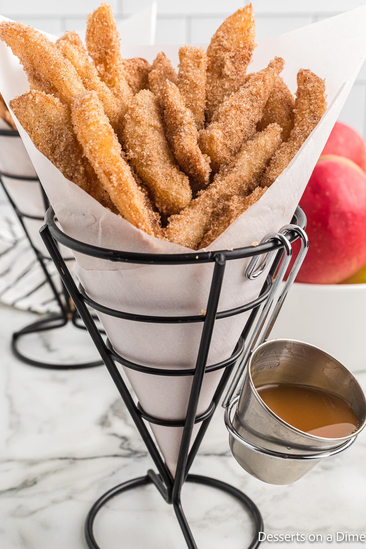 Apple Fries - Desserts on a Dime