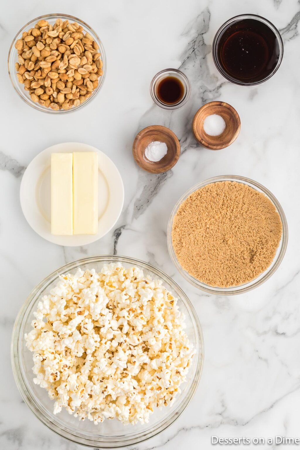 Butter Toffee Popcorn - Desserts on a Dime