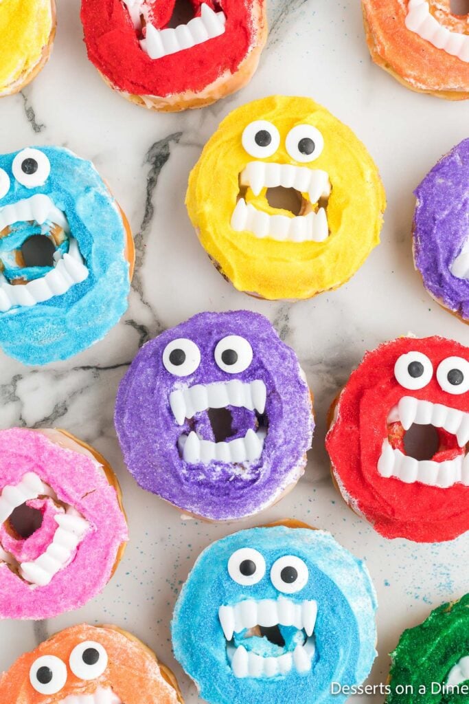 Monster Donuts - Desserts on a Dime