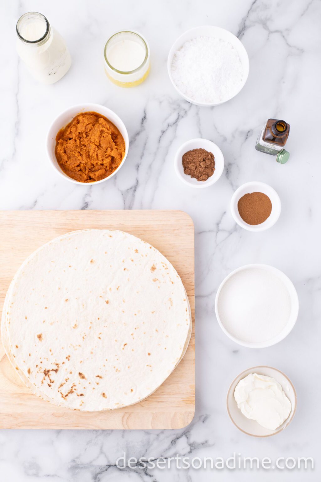 Pumpkin Pie Tacos - Desserts on a Dime