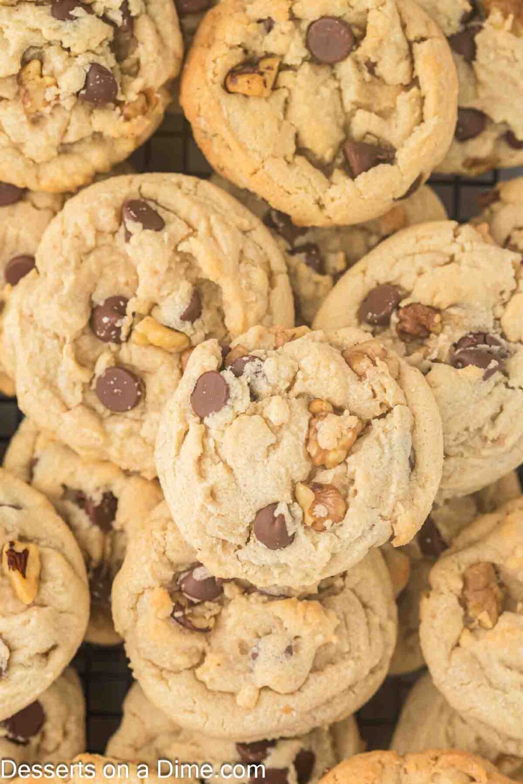 Chocolate Chip Walnut Cookies - Soft and Chewy Cookies