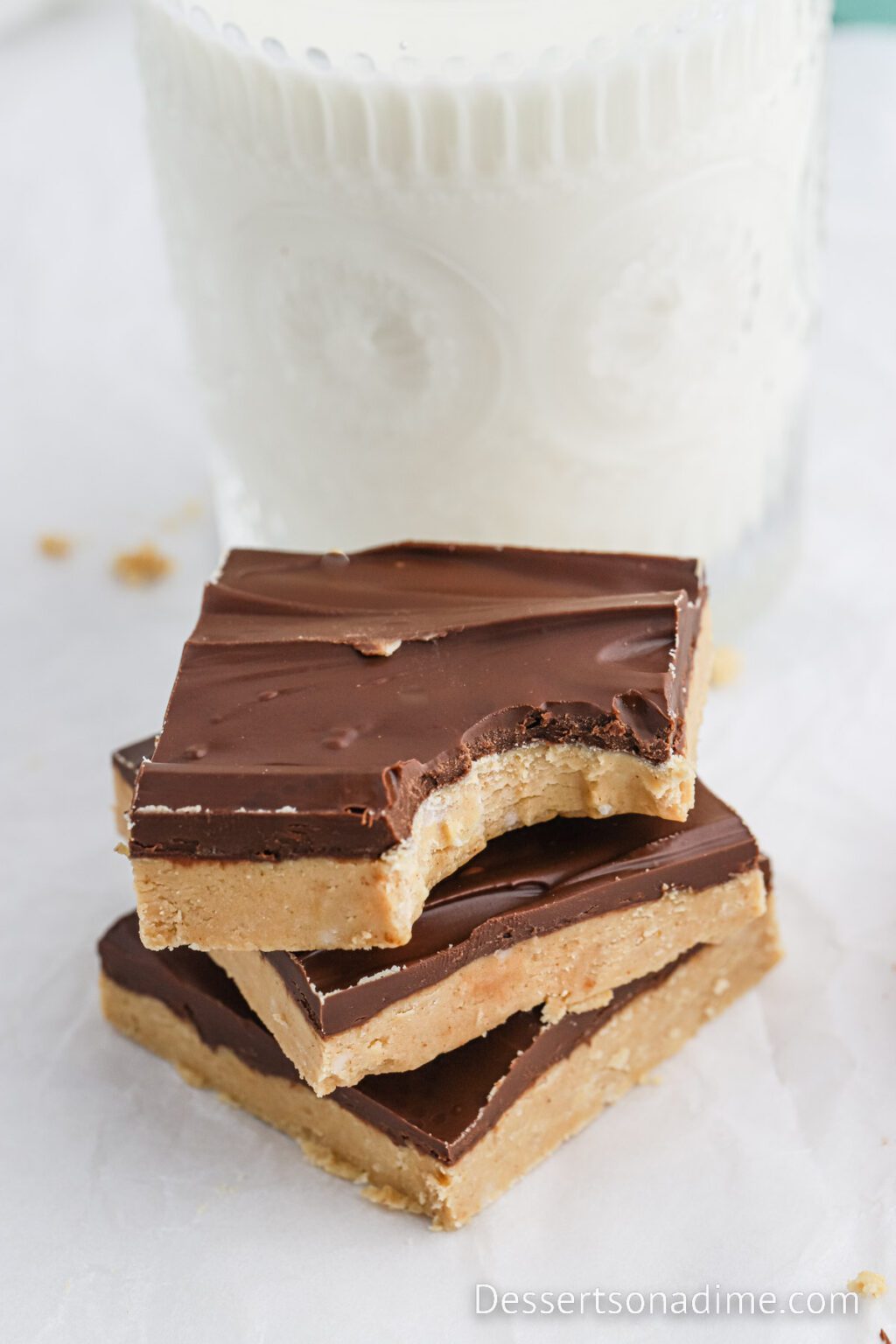 Buckeye Bars - No Bake Chocolate Peanut Butter Bars