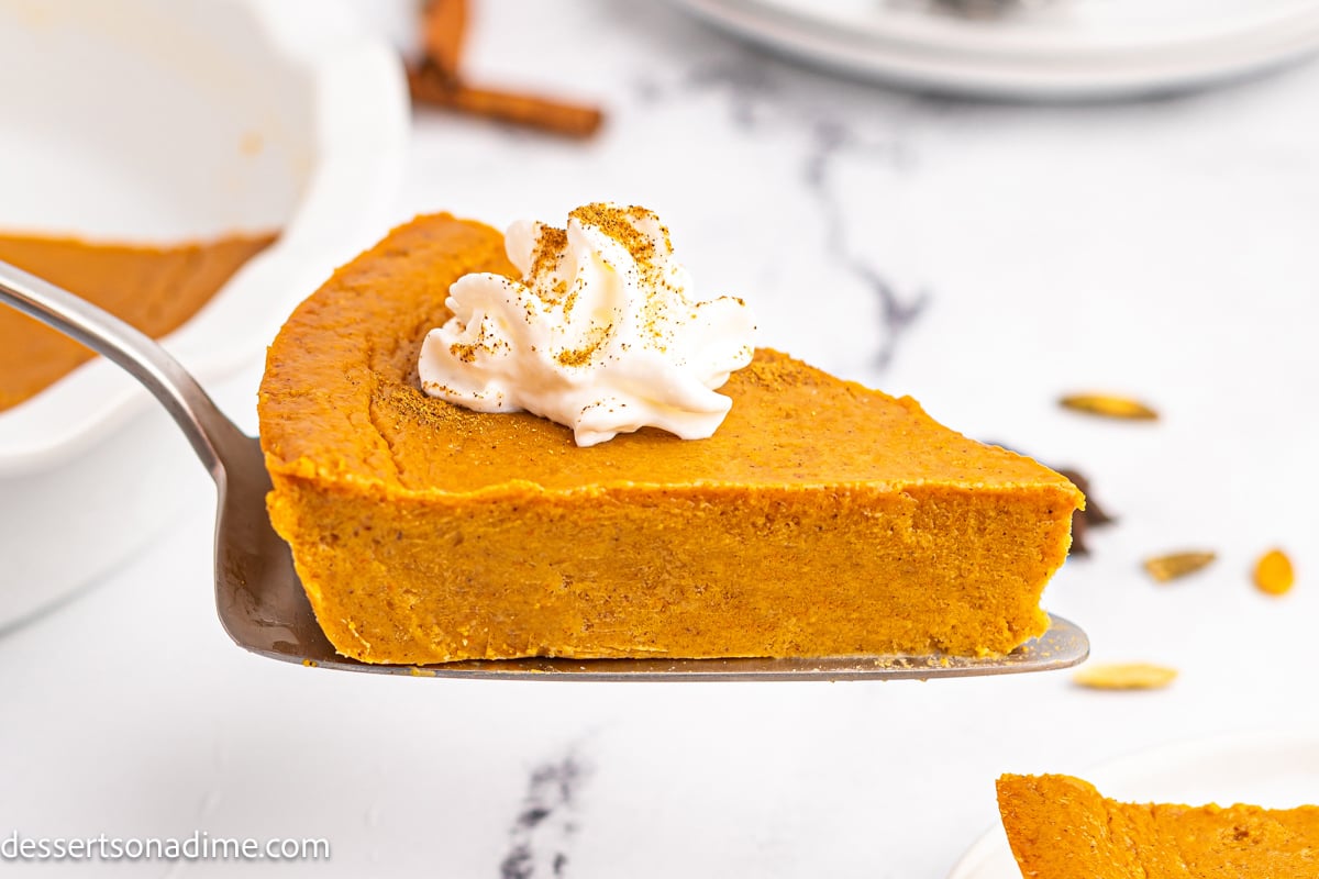 Crustless Pumpkin Pie - The Best Crustless Pumpkin Pie