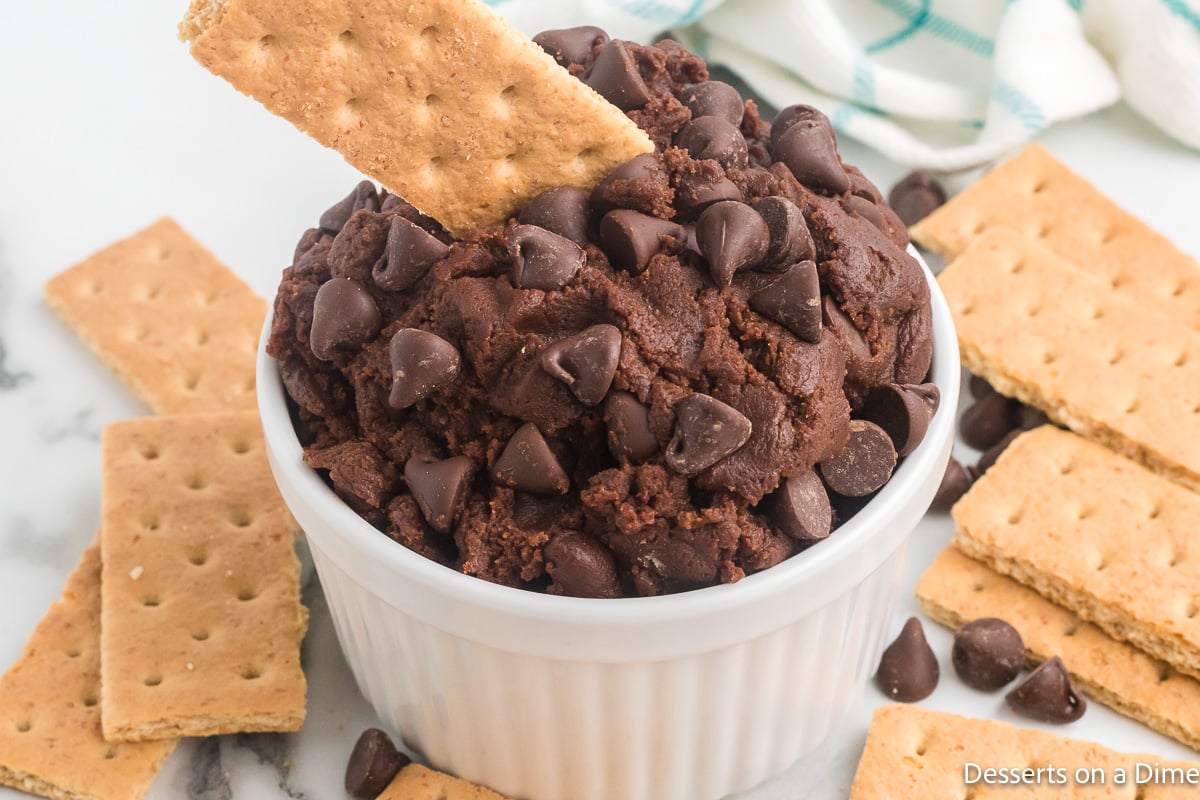 Edible Brownie Batter - Desserts on a Dime