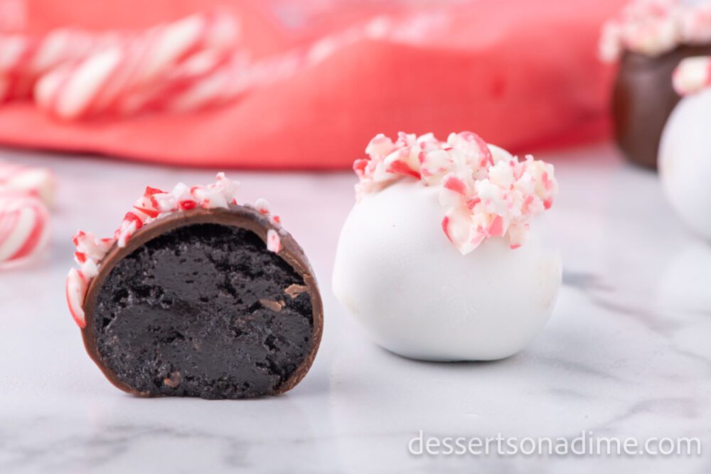 Peppermint Oreo Balls - No Bake Festive Treat