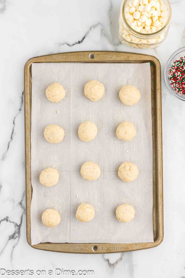 Sugar Cookie Truffles - Desserts on a Dime