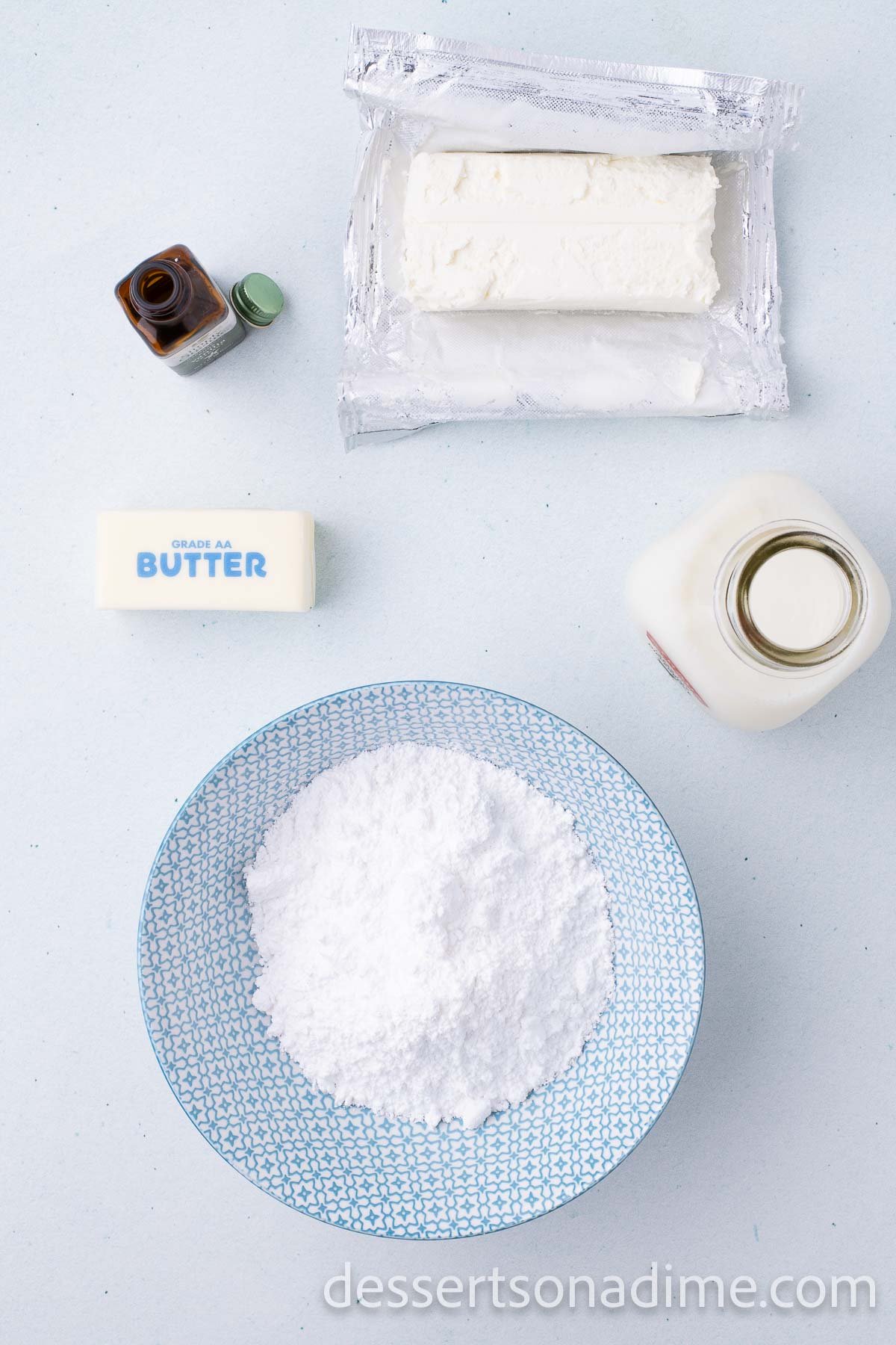 Cream Cheese Glaze - Desserts on a Dime