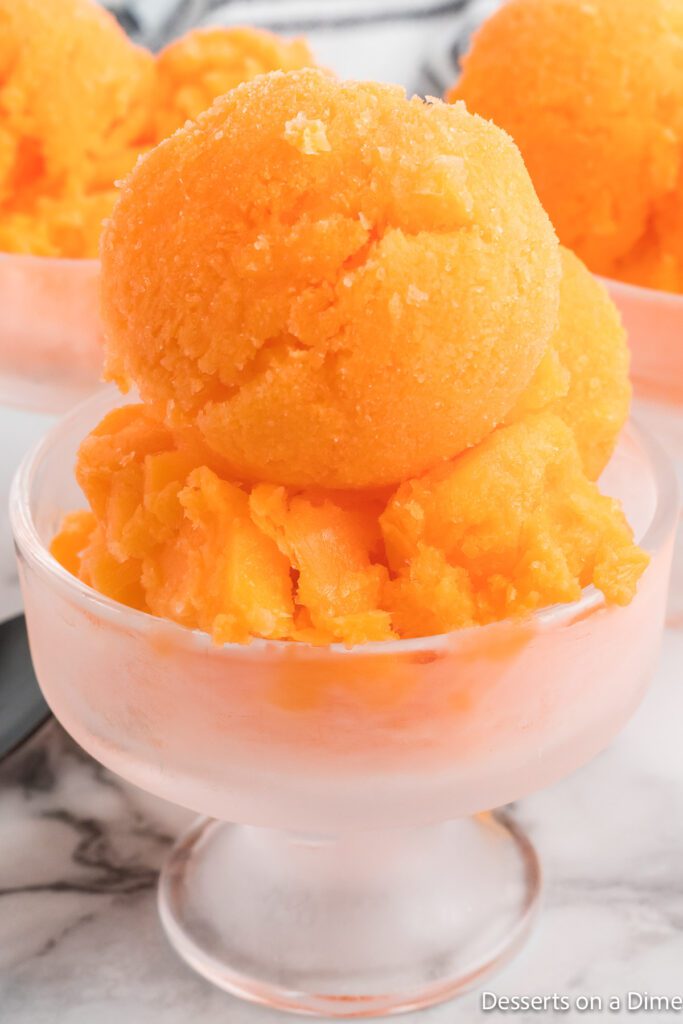 Orange Sherbet - 3 Ingredient Recipe