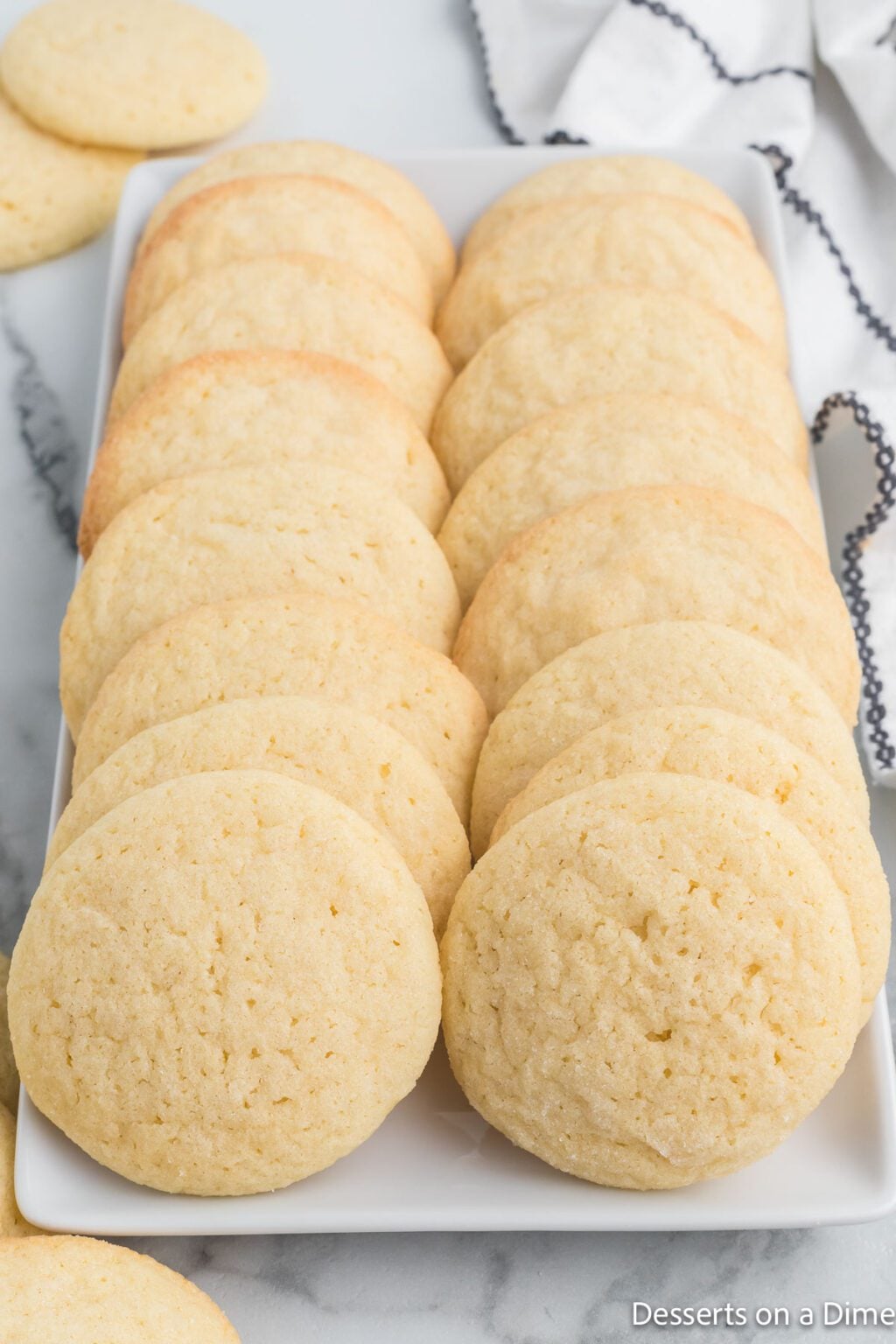 Soft Sugar Cookie Recipe - Desserts on a Dime