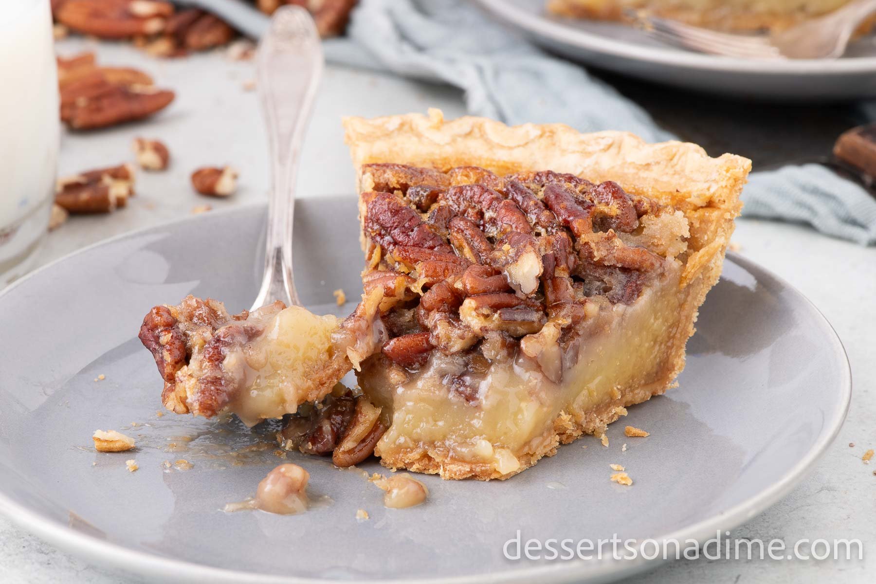 Texas Pecan Pie - Desserts on a Dime