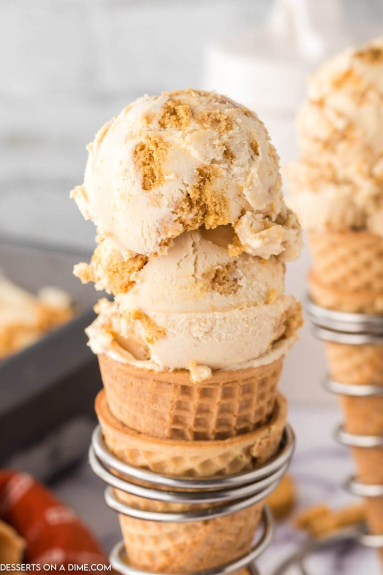 Nutter Butter Ice Cream - Desserts on a Dime